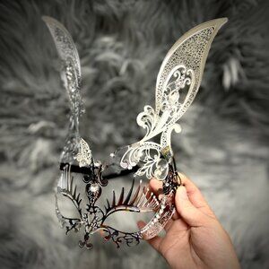 Masque Party | Accessories | Bunny Masquerade Mask Venetian Laser Cut ...